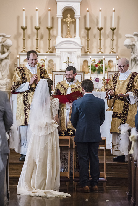 Traditional Catholic Wedding at Christendom College | Hugh and Lauren ...
