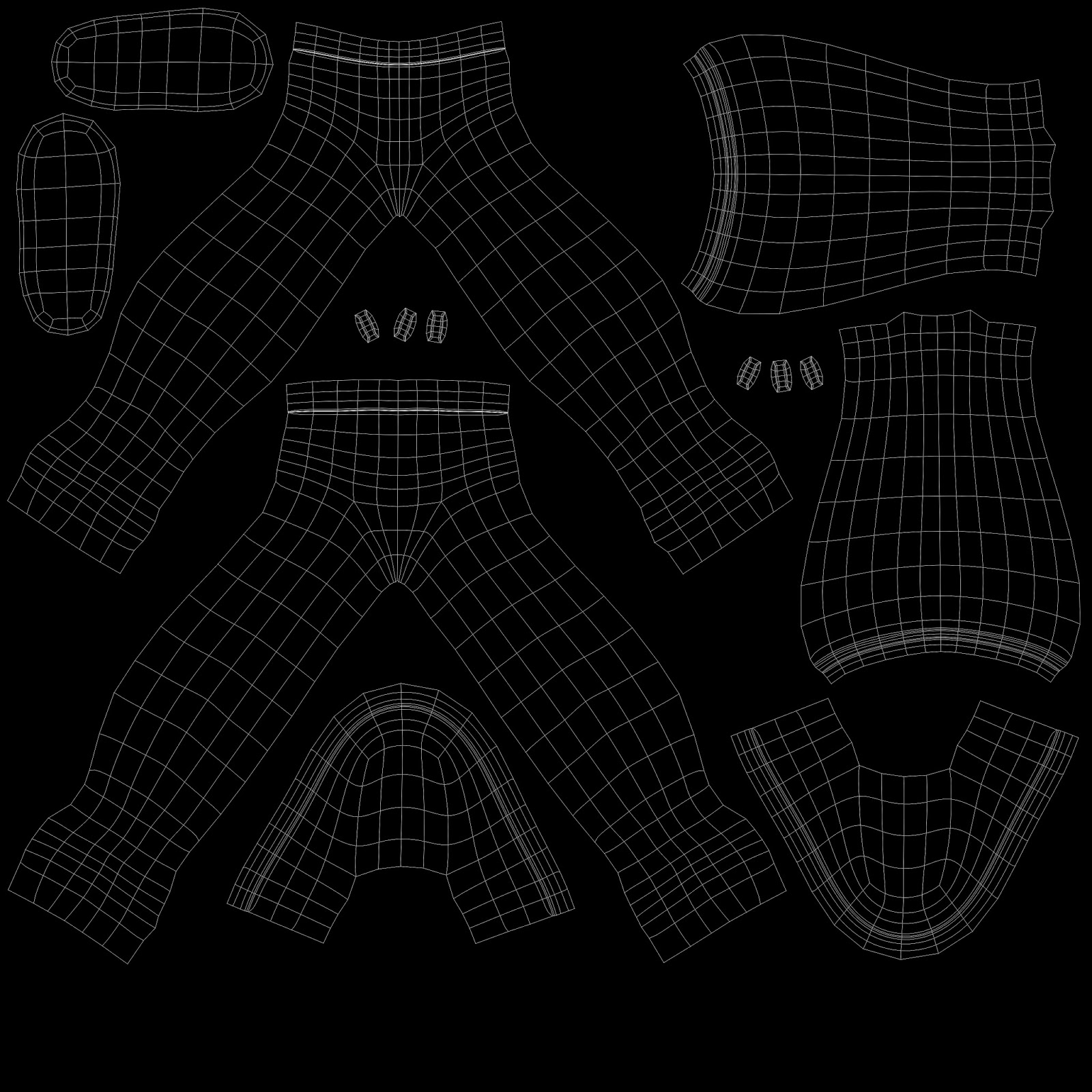 Almudena Díaz: Maya Tutorials | Pipeline 1: UV Layout - Part 2: Body ...