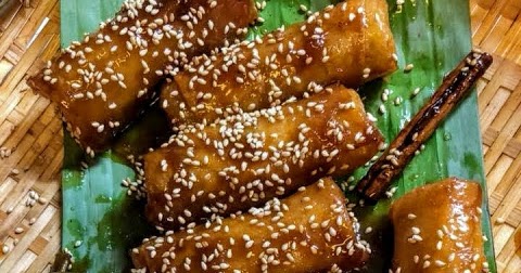 LUWEEH KITCHEN : Turon Malagkit with Coconut Mango Glaze