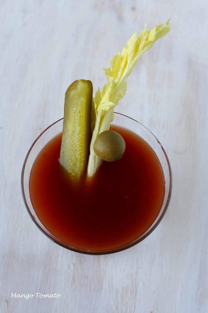 Mango & Tomato: Naked Jay Vodka: recipe for Slippery Tomato for Pickle Day