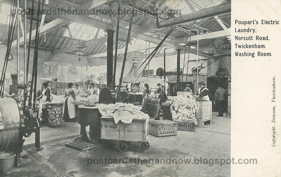 Postcards Then and Now: Laundry Workers, Gillingham, Kent and ...