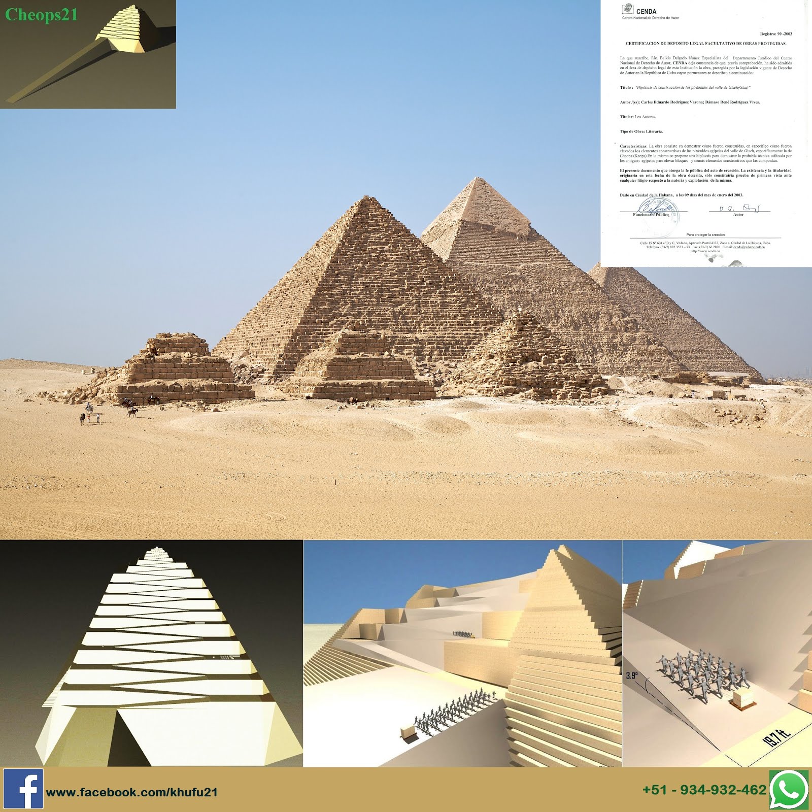 Pyramids Giza Construction