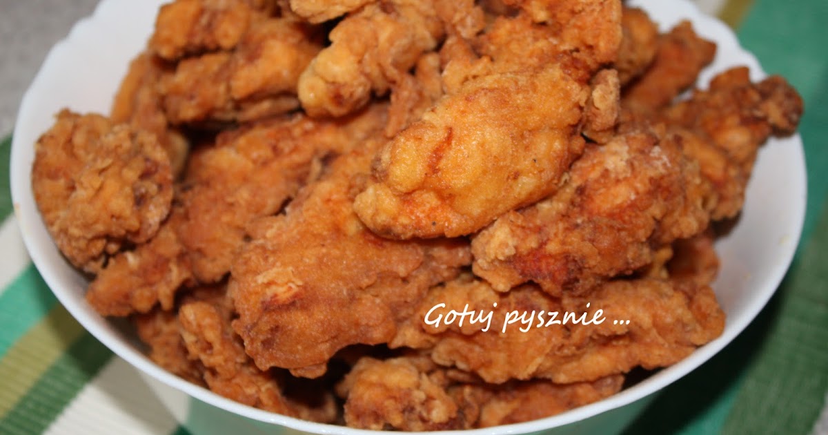 Gotuj pysznie ...: Stripsy z kurczaka a'la KFC