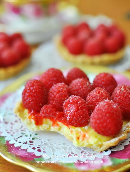 adrenalinerush's diaries: Raspberry Passion Fruit Tart