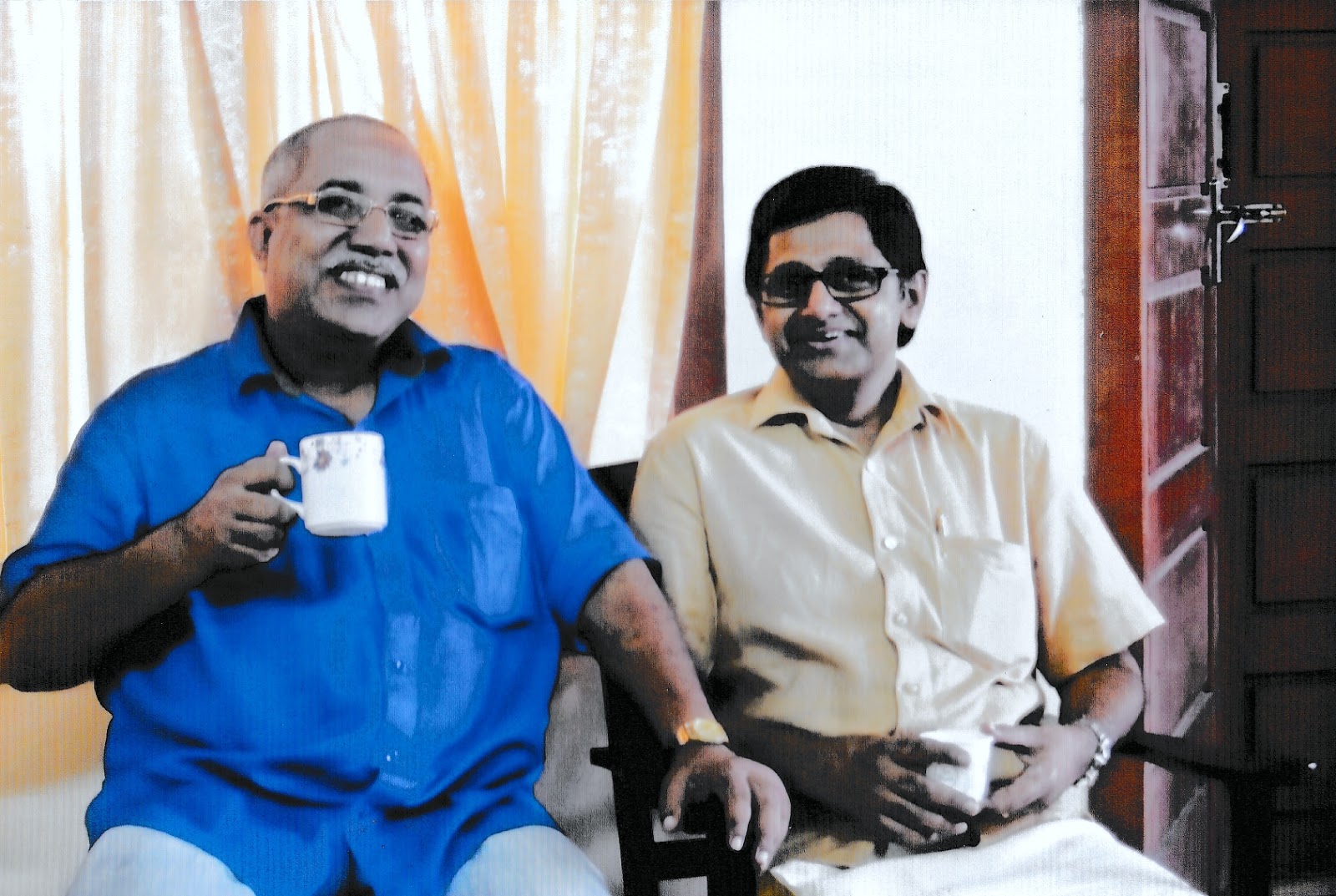 Dr. Job Thomas: With Dr. Sukumar Warrier, Chief Physician, Kottackal AVS