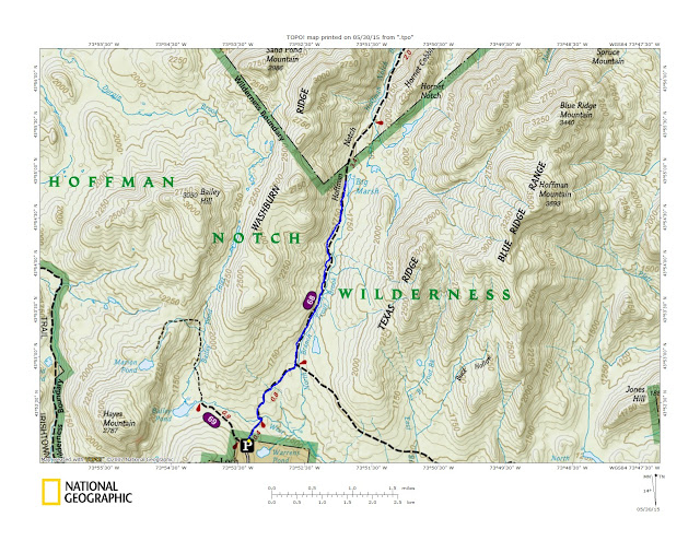 Off on Adventure: Hoffman Notch Trail - Hoffman Notch Wilderness - 5/30/15