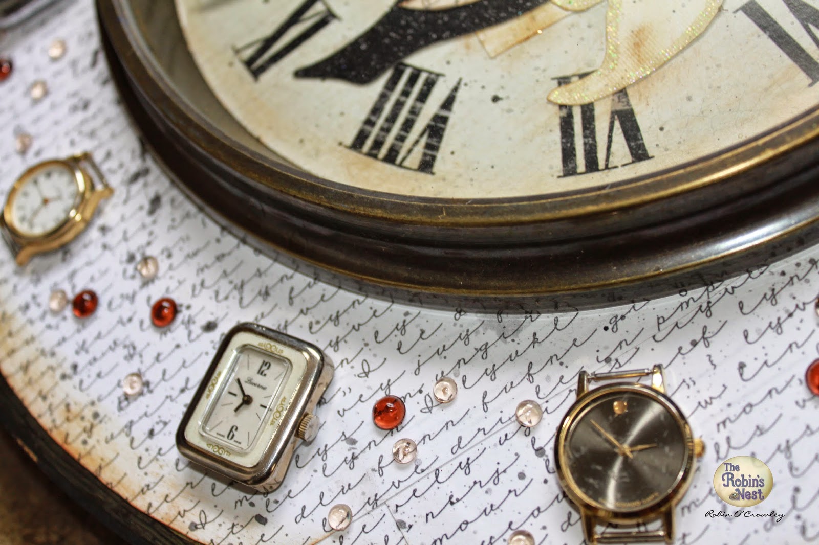 Recycled Clock for the Office | Our Refined Farmhouse