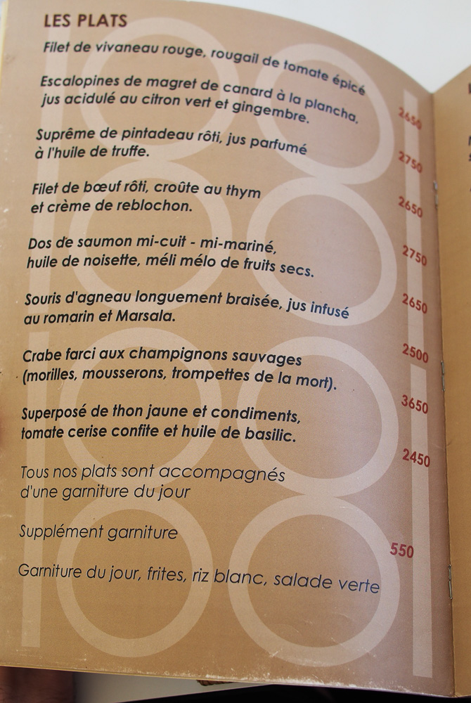 B-Kyu: Restaurant 1881 ~ French - Noumea