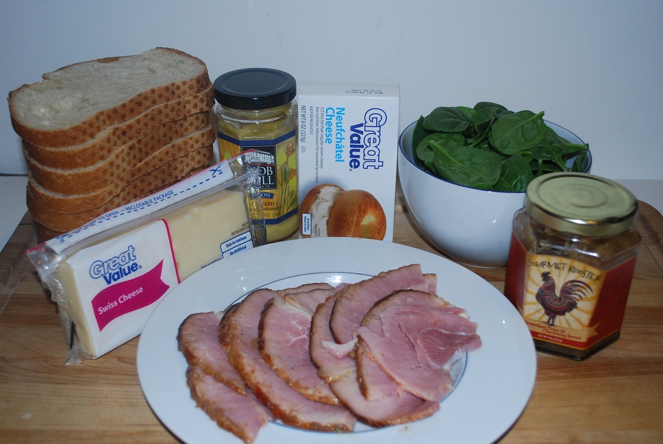 Gourmet Rooster: The Best Grilled Cheese...From Left-over Ham