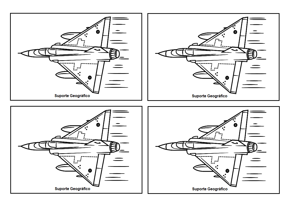 Dassault Mirage F1 Blueprint Sketch Coloring Page