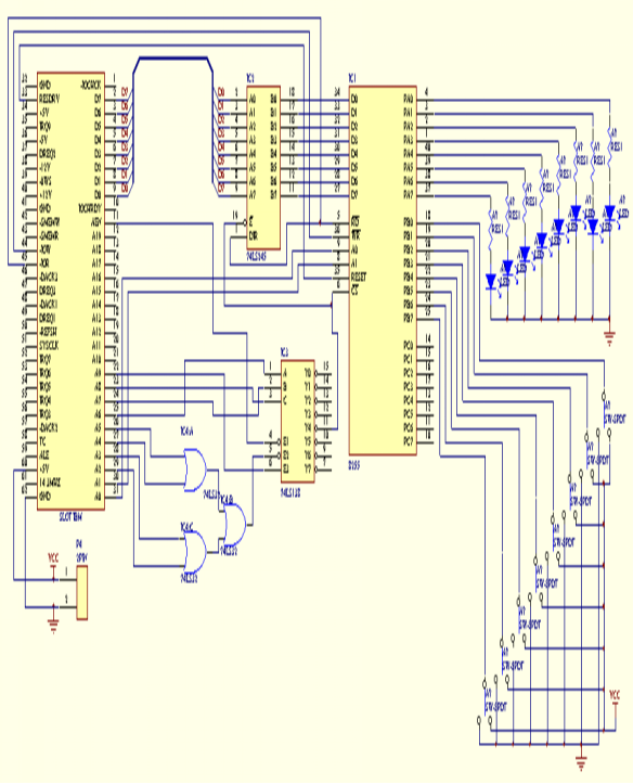 Blog Kuliah dan Praktikum: Rangkaian Interface dengan Decoder 74LS138
