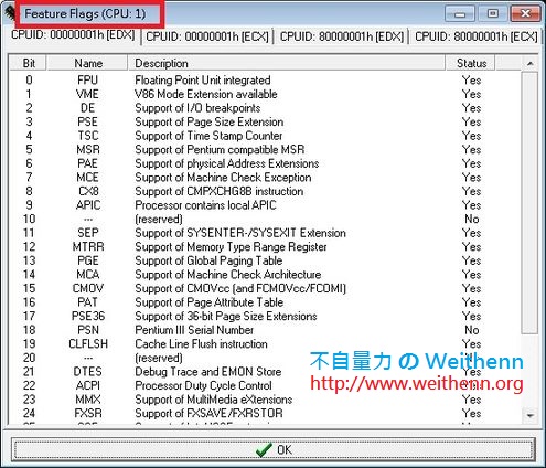 CPUInfo – CPU Cache 多大怎麼查？ 讓它告訴你!! ~ 不自量力 の Weithenn