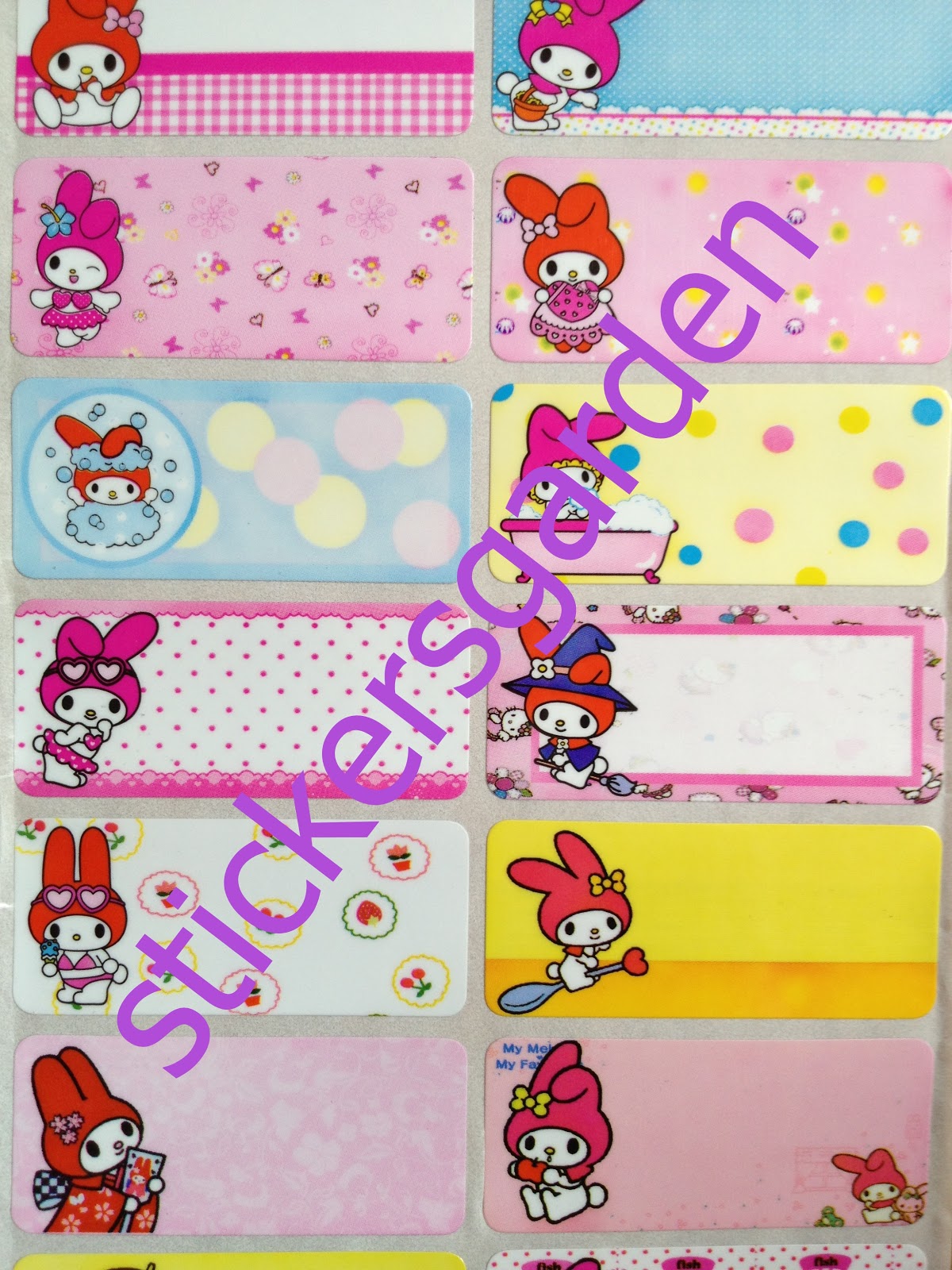 ~Stickers Garden~: New Arrivals for 46 x 18mm Name Stickers