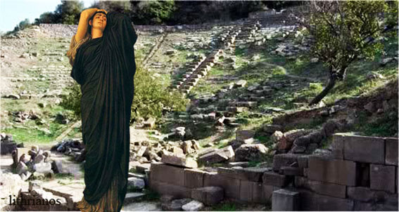 Ερυθραί. Λυθρί. Erythrai. Lithri (today's Ildiri): Το αρχαίο θέατρο των ...