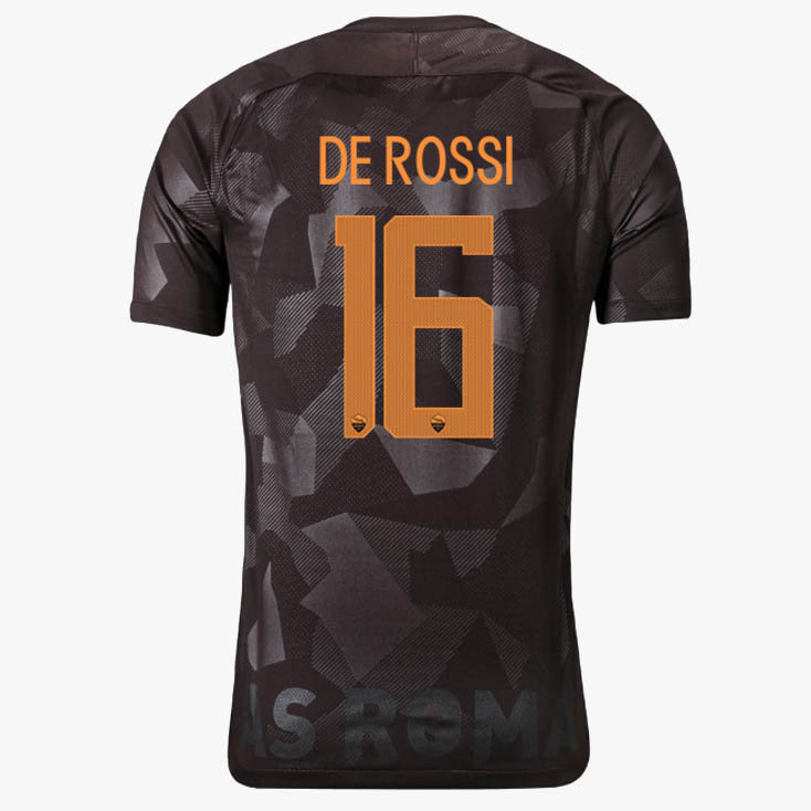 Same as Inter's - Nike AS Roma 17-18 Third Kit Font Revealed - Footy ...