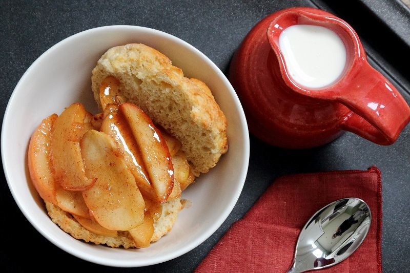Cinnamon Apple Shortcake