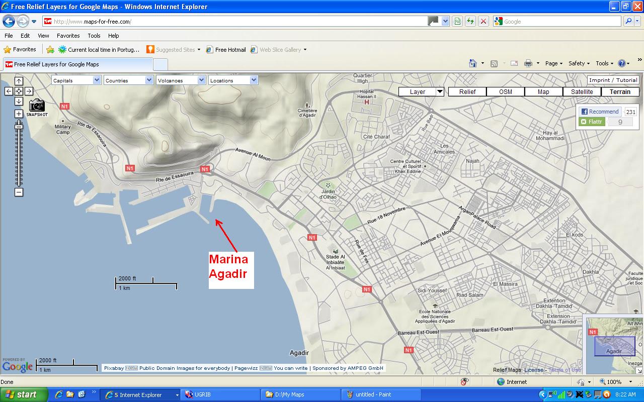 dutchlink: Sailing from Funchal Madeira to Agadir Morocco 5 to 8 ...