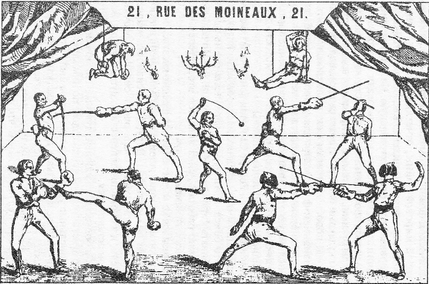 French boxing SAVATE BLOG: FRANCE: History of the Rue des Moineaux 21 ...