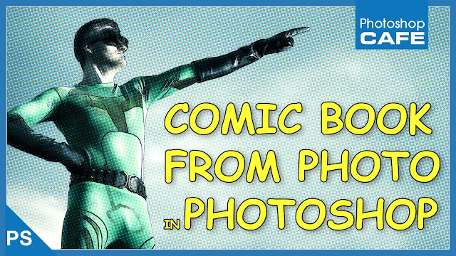 How to Turn PHOTO into COMIC BOOK cartoon pop effect in photoshop ...
