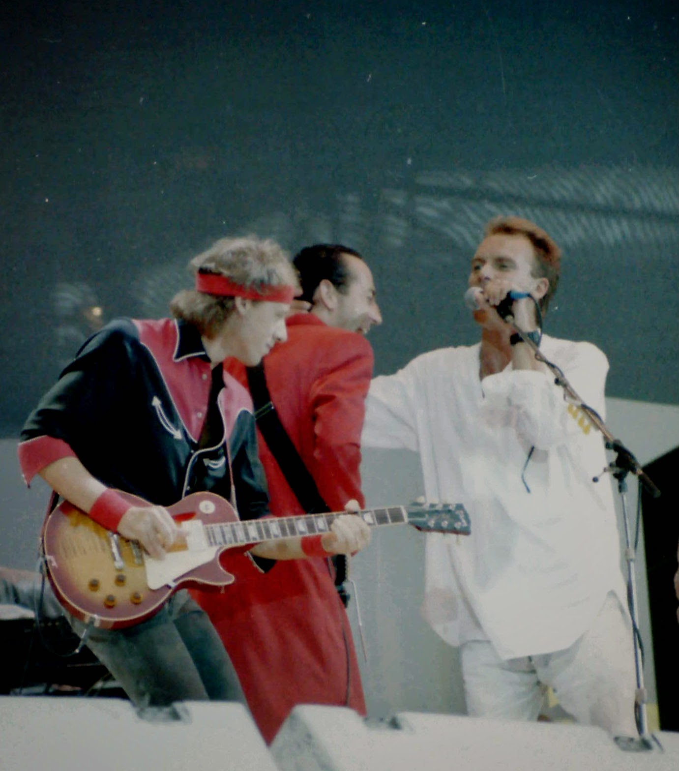 Seizoensgebonden: Dire Straits & Sting Live Aid Wembley Stadium Londen ...