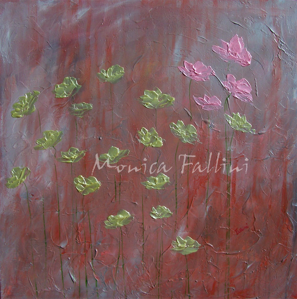 Paintings by Monica Fallini: Poppies art original paintings by ...