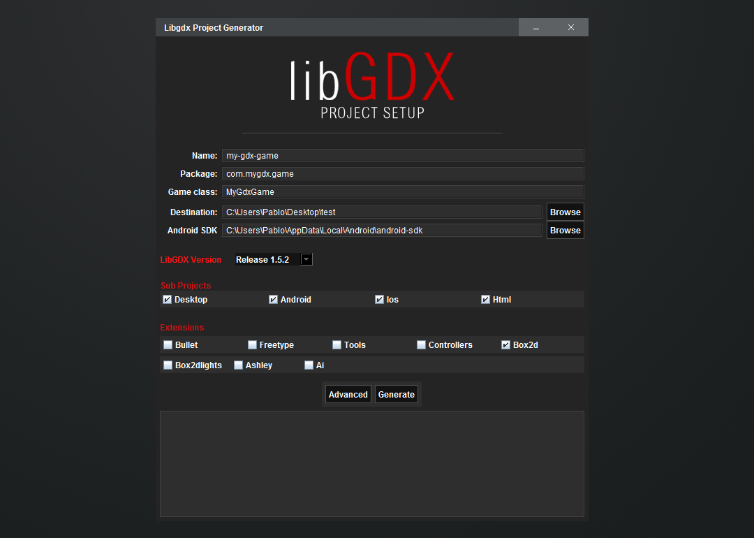 3. Creando nuestro primer programa con LibGDX - Reactive Games Academy