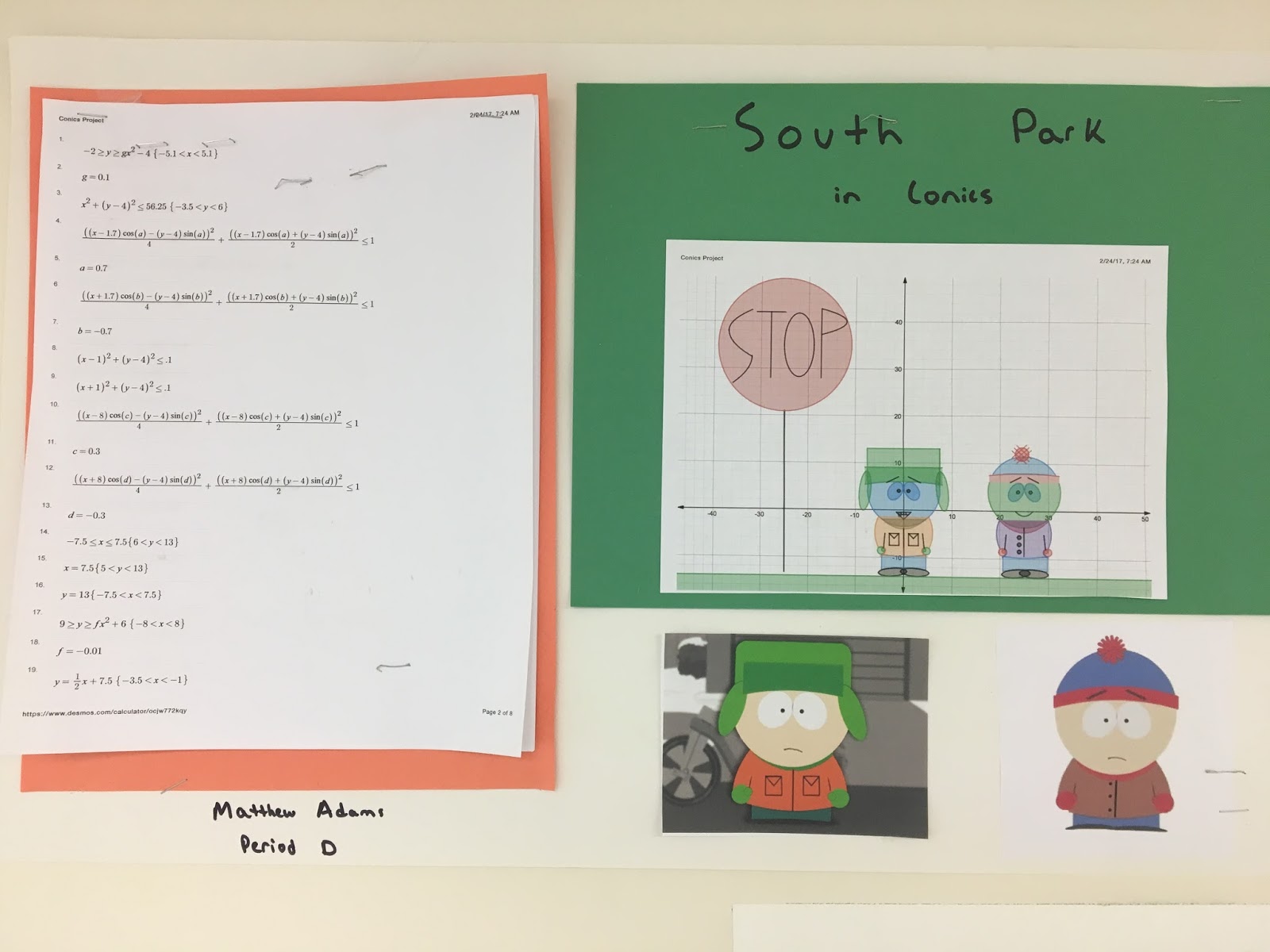eat play math: A Great Conics Project Using #Desmos