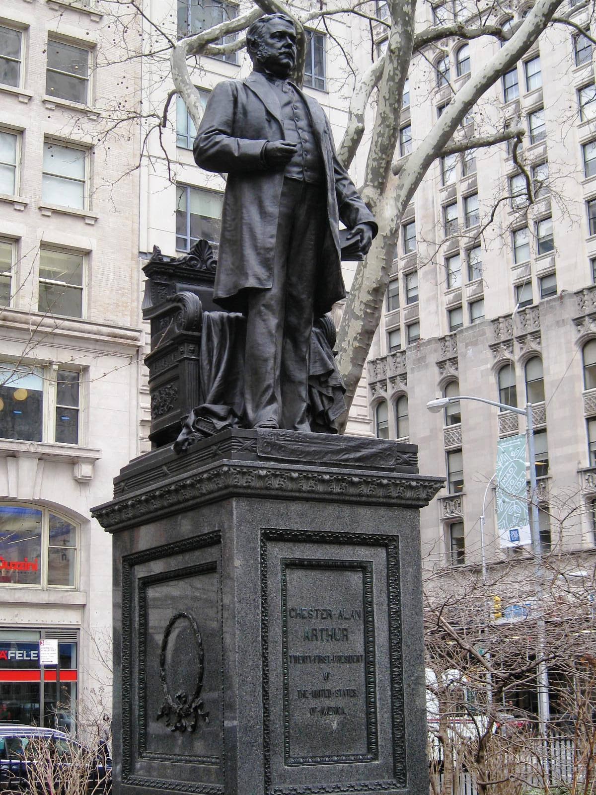 Daytonian in Manhattan: The Chester A. Arthur Statue -- Madison Square
