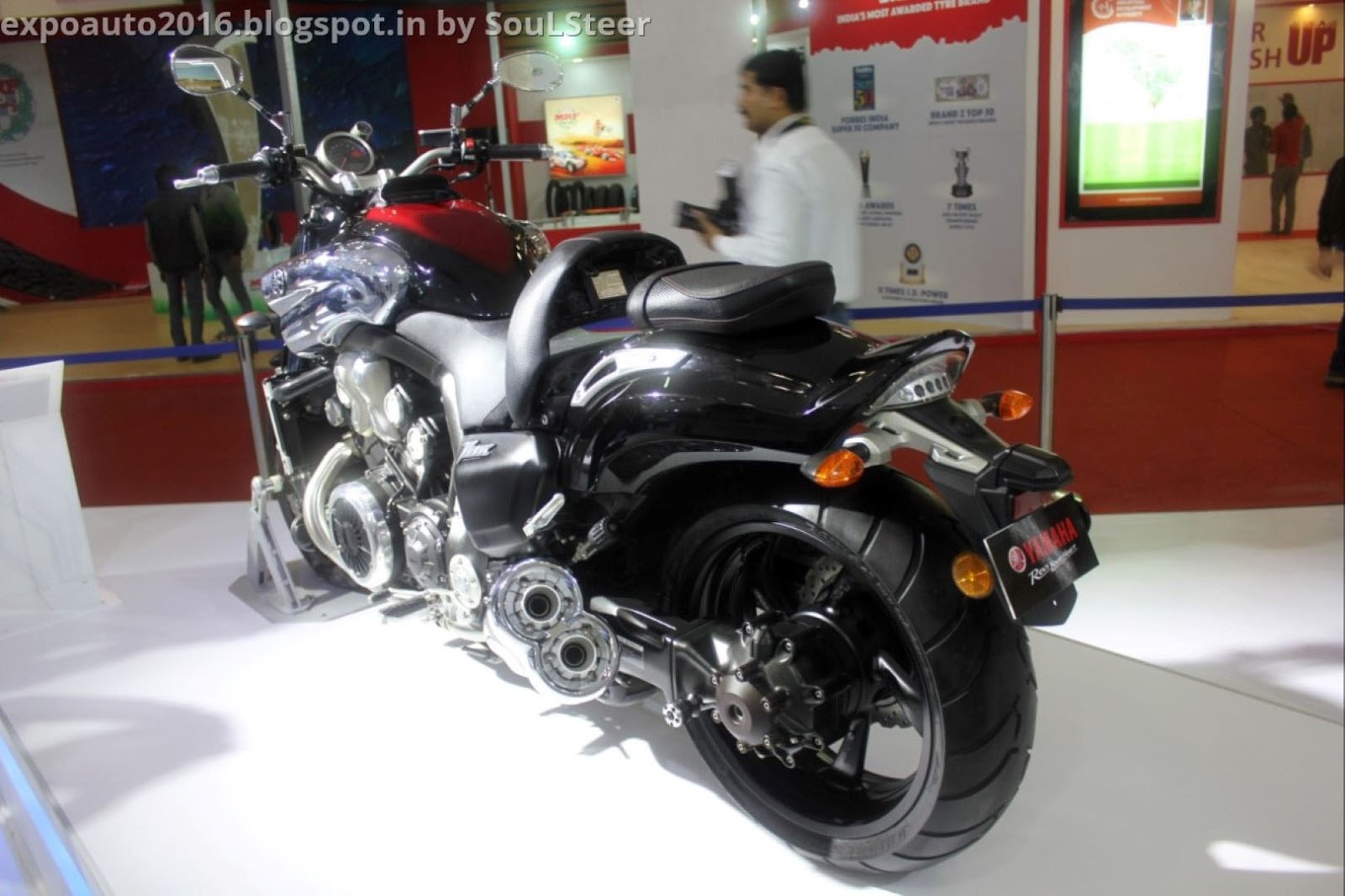Auto Expo 2016 by SouLSteer: V4 engine powered Yamaha VMAX power ...