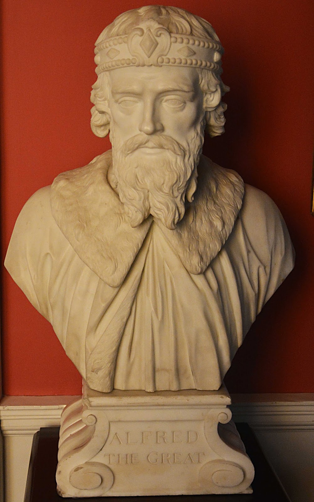 Bath, Art and Architecture: Alfred The Great, Terracotta bust from ...