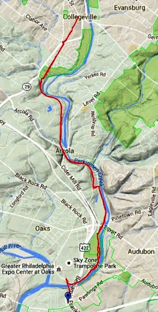 Southeastern PA Hiking: Perkiomen Trail - Valley Forge to Collegeville