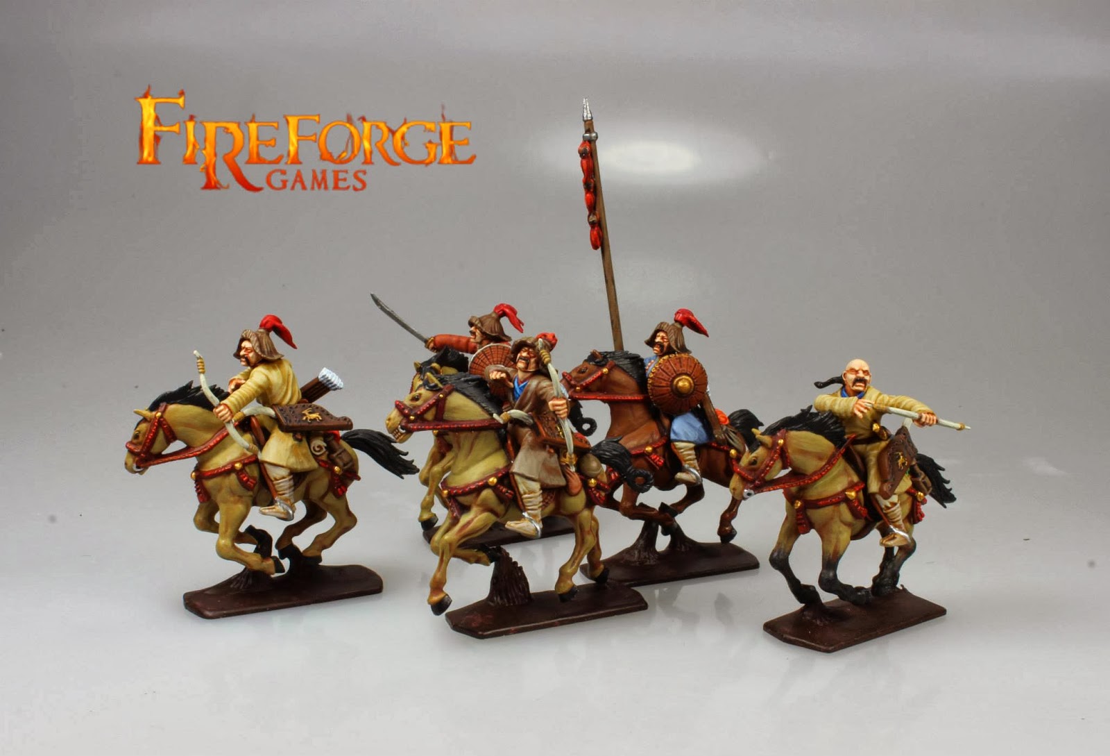 Wargame News and Terrain: Fireforge Games: Painted Mongol Light Cavalry ...