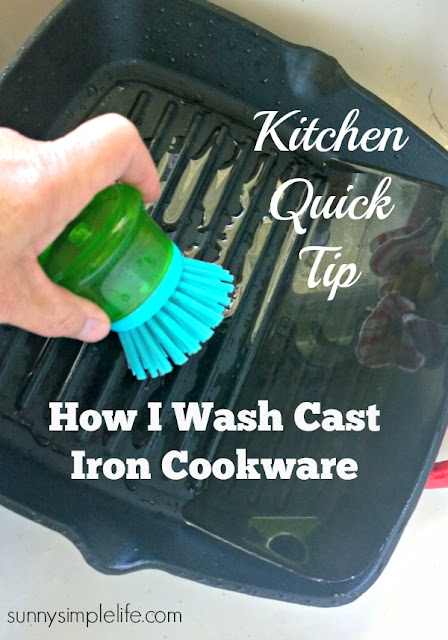 Sunny Simple Life: How To Wash Cast Iron Cookware