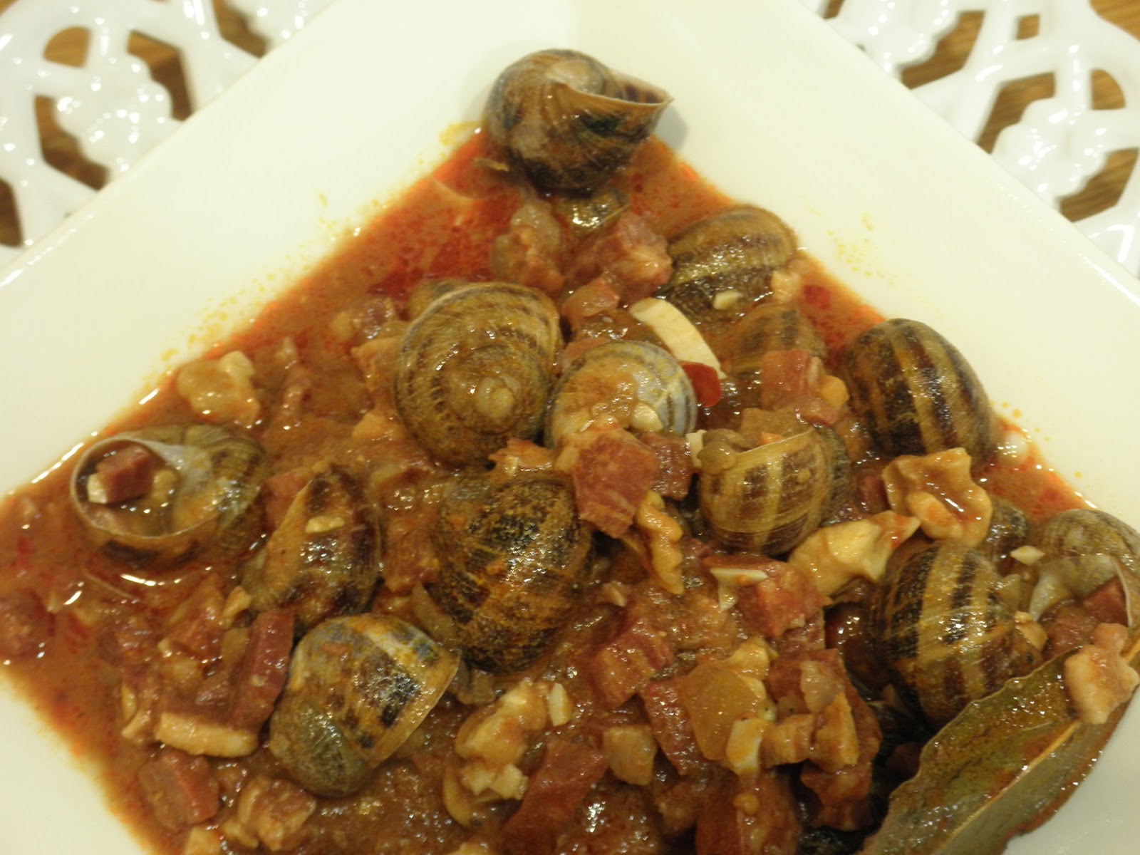 Cocina de nuestro tiempo...: Caracoles