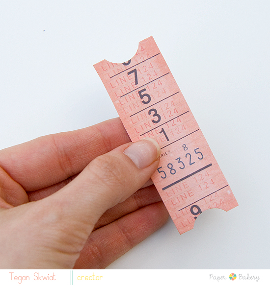 Scrap Happiness: Making Tickets from Patterned Paper!