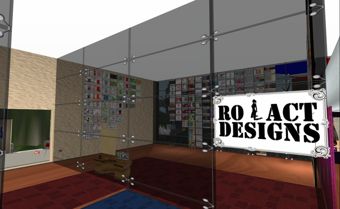 Ro!Act Designs: Ro!Act Designs mainstore oppening in InWorldz