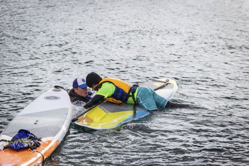 SUP Flip Rescue in 30 Seconds - Salmon Bay Paddle
