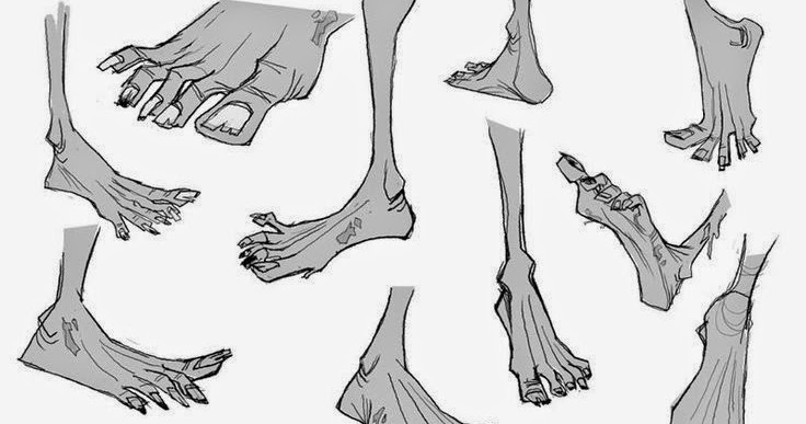 Reference Fiesta! : Stylized feet