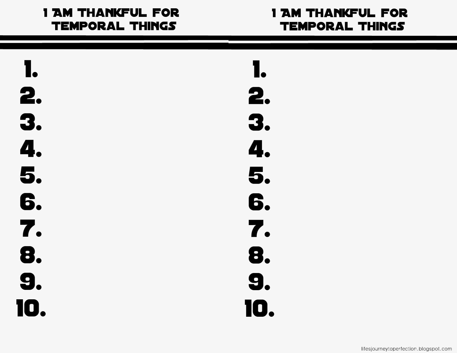 Life's Journey To Perfection: November Week 2 Sharing Time 2013: I am ...