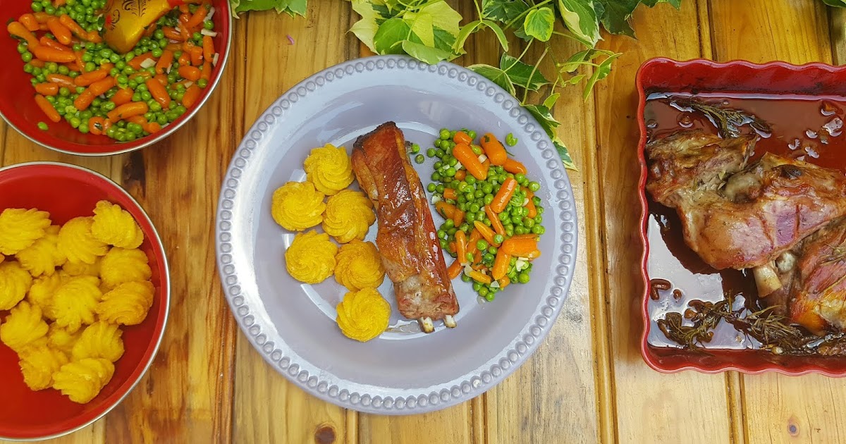 Cordeiro/Borrego assado no forno com alecrim, mel e vinagre balsâmico ...