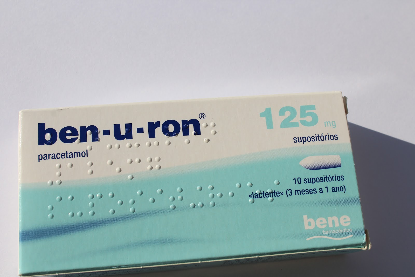 Dosagem recomendada de ben-u-ron® 125 mg supositórios lactente ...
