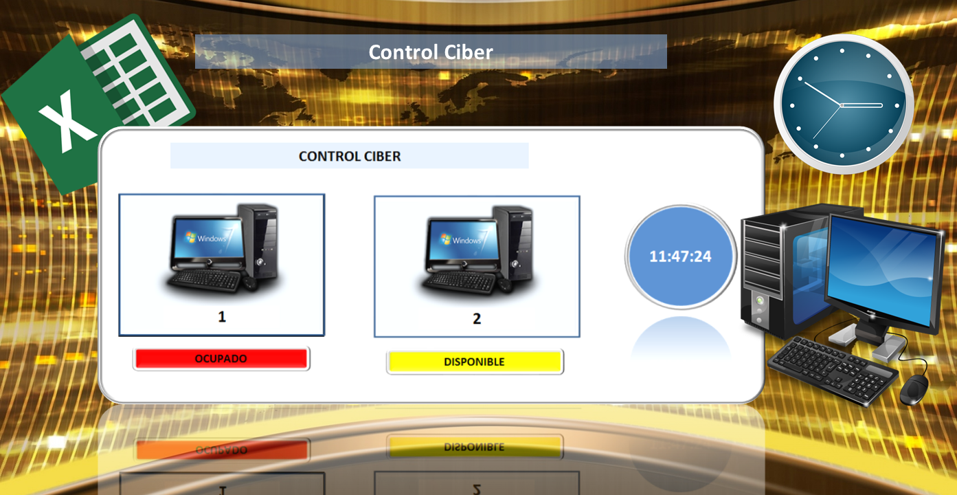 Control Ciber Excel con Macros