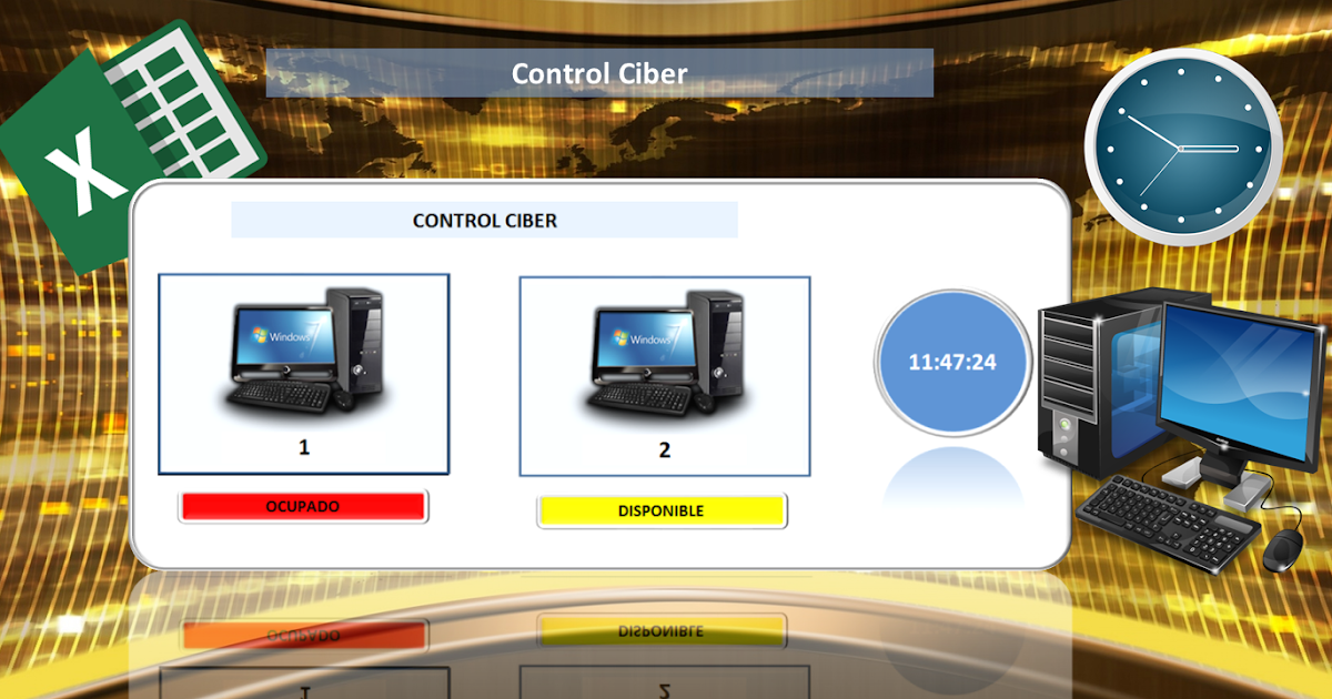 Control Ciber Excel con Macros