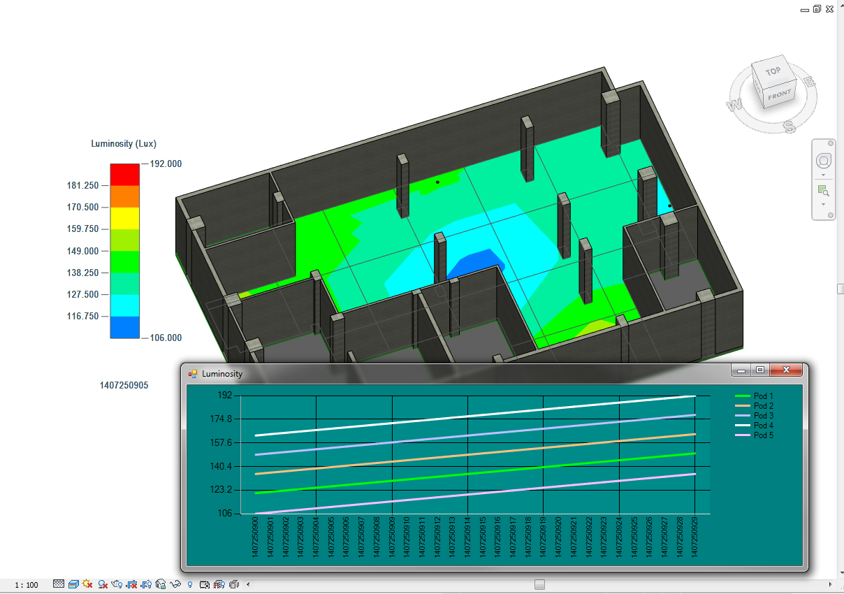 Revit Kütüphanesi: 140811 Güncellemesi BIM IoT Occupancy Comfort Sensor
