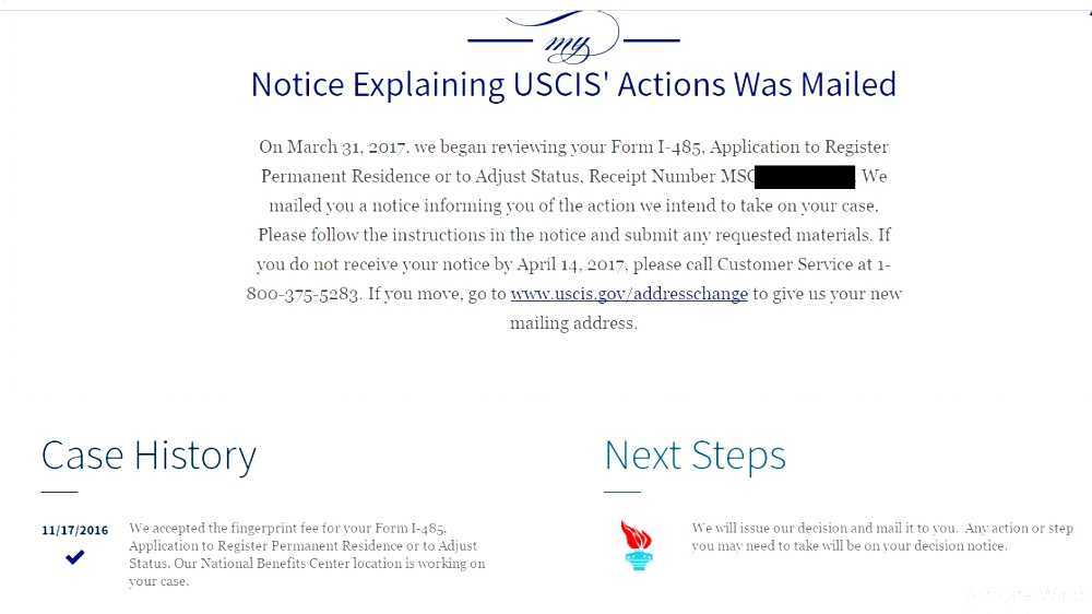 Notice of Intent to Deny