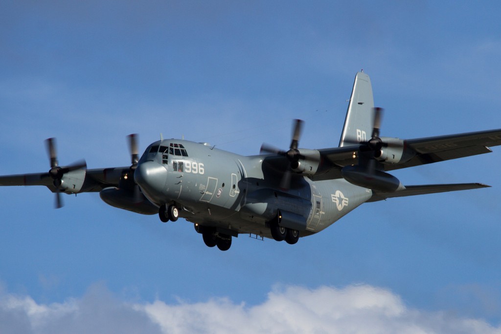 Far North Queensland Skies: Another US Navy C-130 inbound