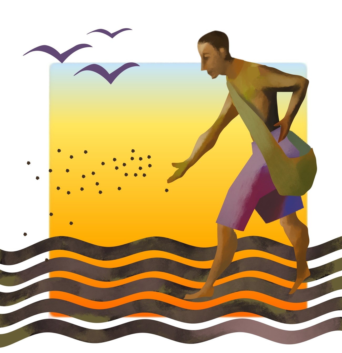 The River of Life.: The sower