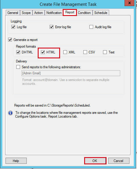 Konfigurasi File Management Task pada File Server Resource Management ...