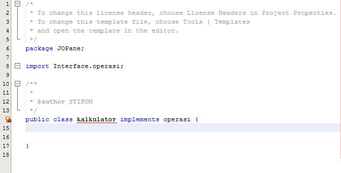 Praktikum PBO : Penggunaan JOptionPane Pada Netbeans