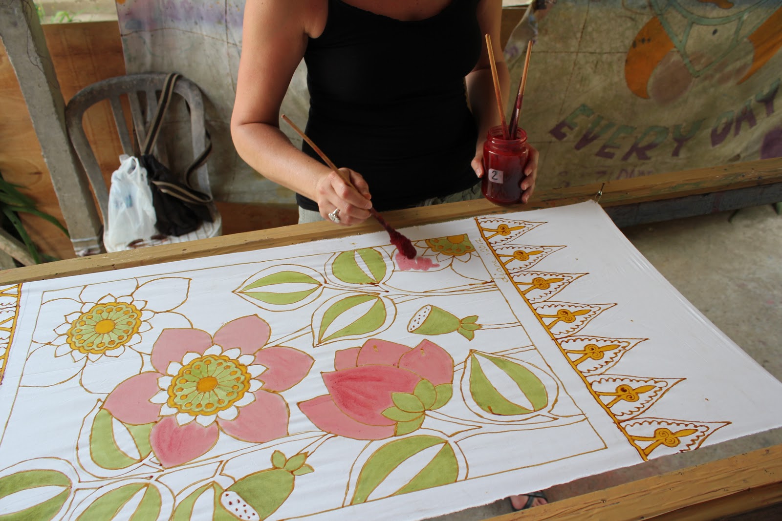 Diane Kappa: a bali batik class